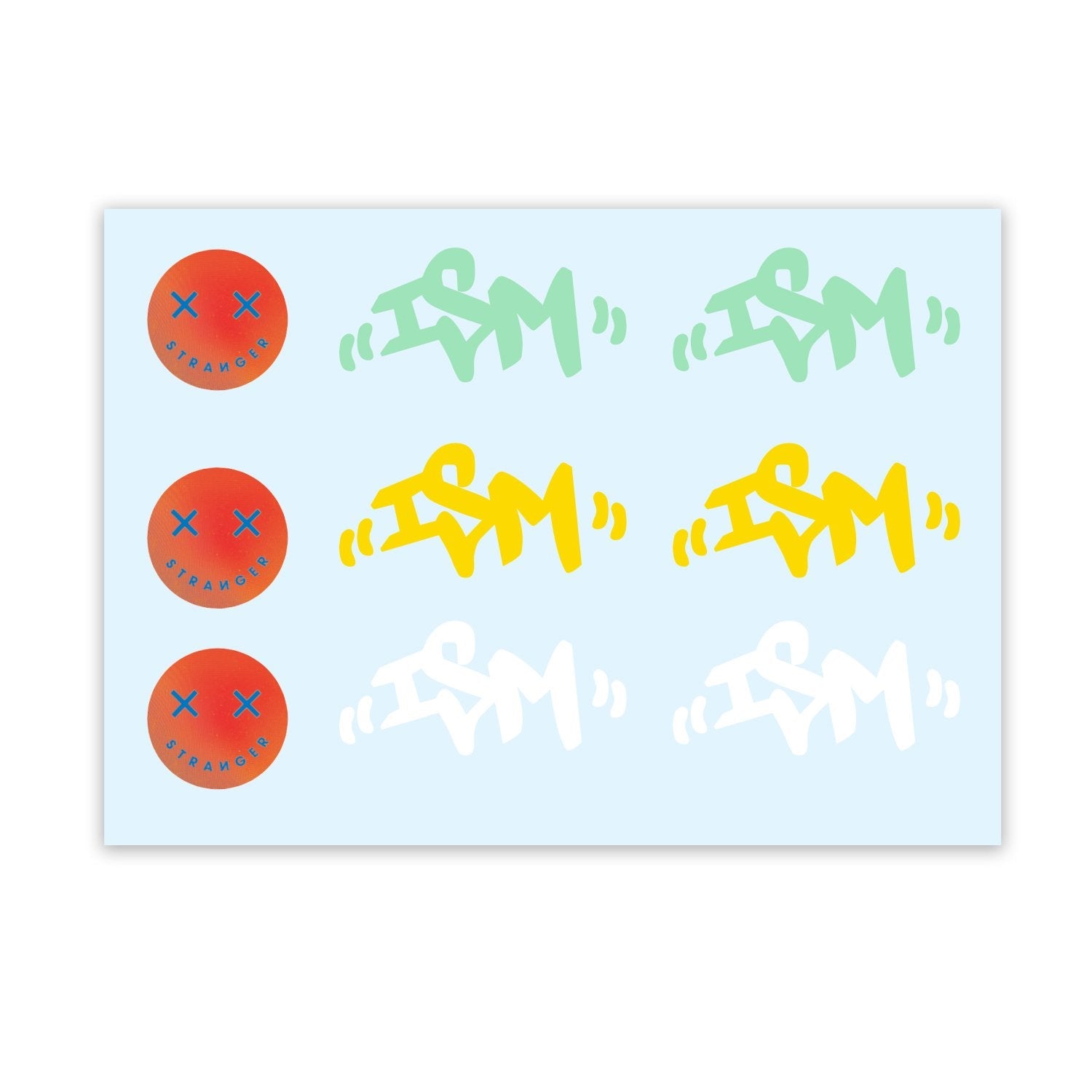 STRANGERCO ISM STICKER SHEET | 5150 BMX